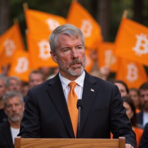 The many weird AI depictions of Michael Saylor